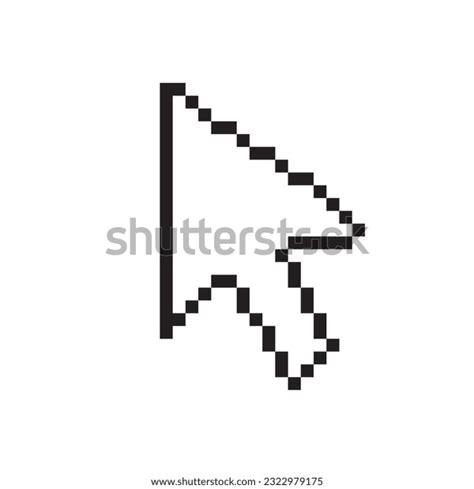 Pixel Cursor Vector Illustration Isolated On Stock Vector Royalty Free 2322979175 Shutterstock