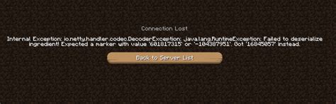 Server Problem Rminecraftserver