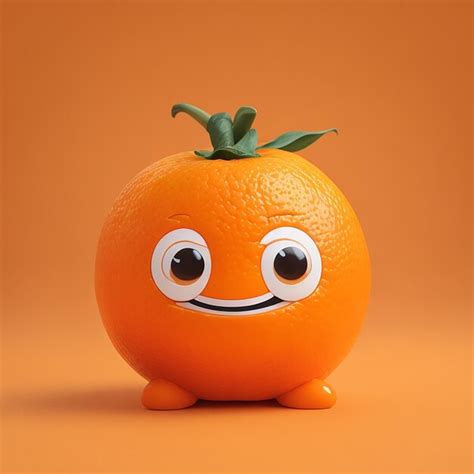 Premium Ai Image Orange Character Generated By Ai