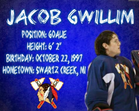 Johnstown Tomahawks Fandom 1 Jacob Gwillim