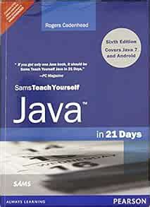 Sams Teach Yourself Java In Days Covering Java And Android E