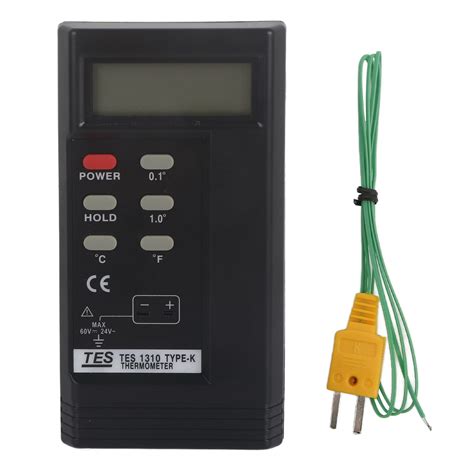 Tes 1310 Digital Thermocouple Temperature Thermometer Portable Digital