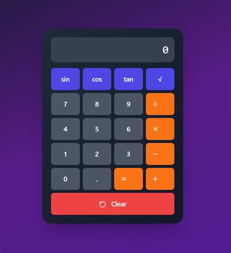 Vite React Calculator Devpost