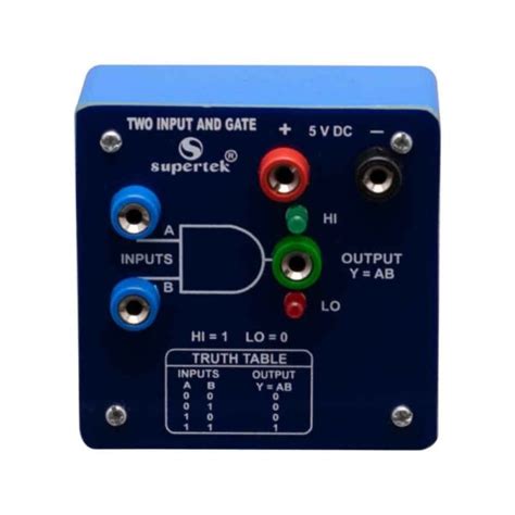 Two Input AND Gate Supertek Edu