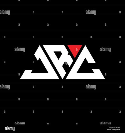 Jrc Triangle Letter Logo Design With Triangle Shape Jrc Triangle Logo
