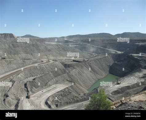 Open Pit Coal Mining Operations In Australia Stock Photo Alamy
