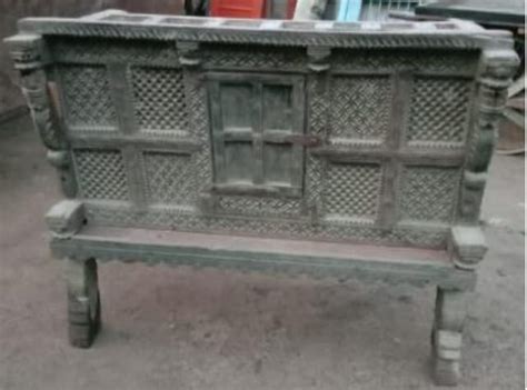 Wooden Trunk Rustic Chest Antique Chest Storage Chest Rural Handmade