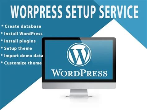install wordpress setup theme and customize upwork