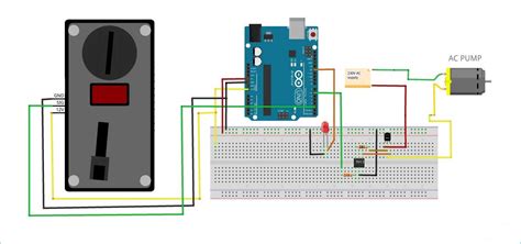 Автомат по продаже воды на Arduino Uno схема и программа
