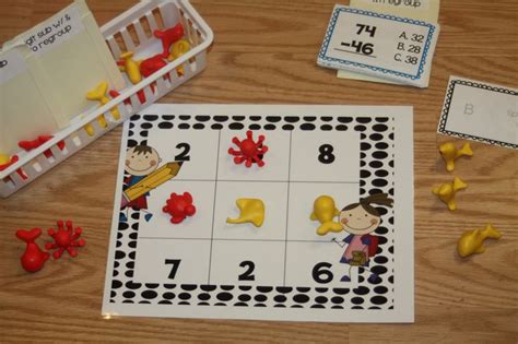 Math Intervention Games 2 Digit Subtraction With And Without Regrouping