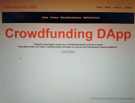 Ahsan Moizz On Linkedin Basic Crowdfunding Dapp This Crowdfunding Dapp Allows Users To Contribute