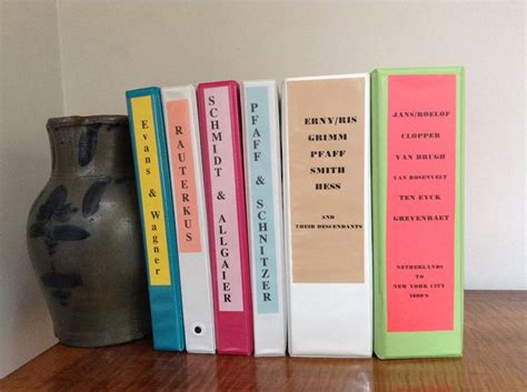 Efficient Genealogy Binder System