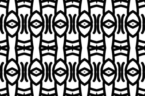 Premium Vector Seamless Pattern Simple Background With Geometric Elements