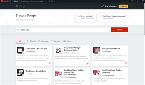 技術者ブログ：（outsystems）forge開発方式の紹介 Dandelions Blog
