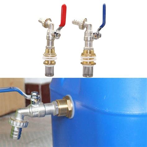 Regenwassertank Auslaufhahn Adapter Set 1 2 3 4 Zoll Filter Wasserfass Eur 23 19 Picclick De