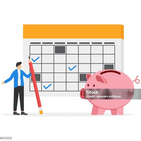 월별 비용 또는 예산 청구서 지불 비용 모기지 또는 부채 저축 또는 투자 계획 자금 관리 또는 신용 카드 지불 똑똑한 여성은 달력과 돼지 저금통으로 월간 예산을 계획합니다