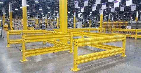 Heartland Industrial Guardrail Warehouse Guardrail Systems