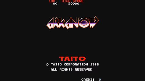 Arkanoid Taito Hd Youtube