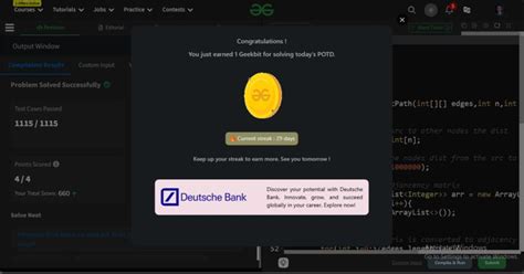 Geeksforgeeks Dsa Gfg Geeksforgeeks Geekstreak2024 Sohan Kalburgi