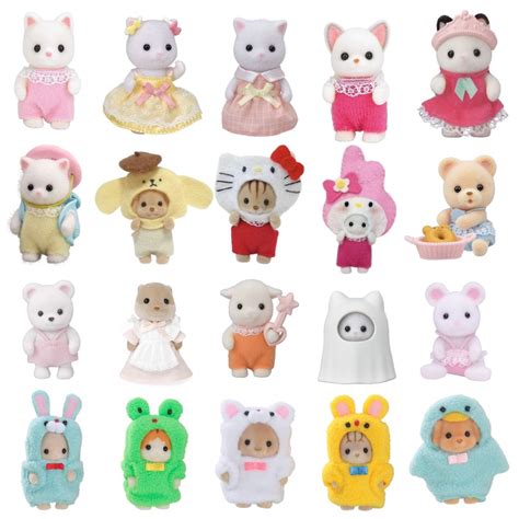 Calico Critters Cute Stickers Calico Critters Families Cute Toys