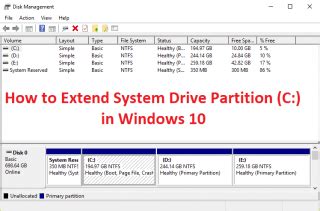 How To Extend System Drive Partition C In Windows 10 TechCult