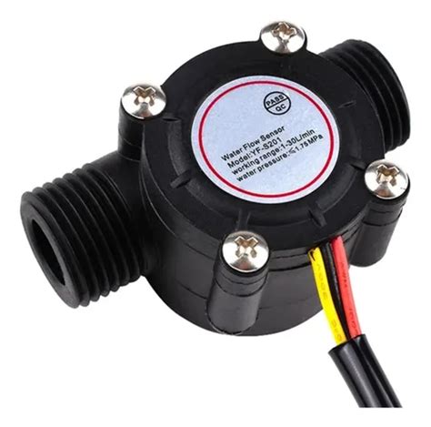 Sensor Flujo Caudalimetro Flujo Hall Yf S201 Arduino 20mm Cuotas Sin