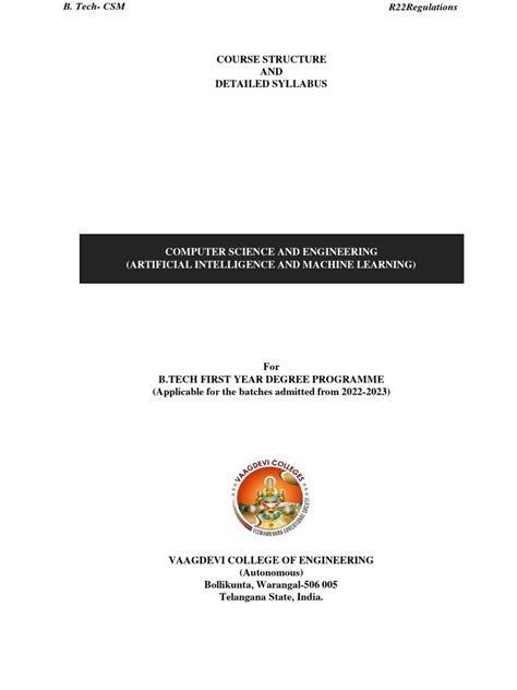 r22 b tech cseaiml iyriiyr syllabusupdated pdf eigenvalues and