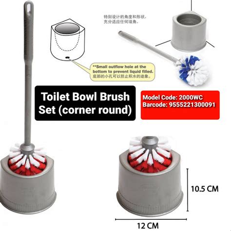 Rayaco 2000wc Toilet Brush With Holder Set Toilet Brush Set Toilet Cleaning Tools Berus