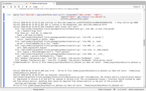 Getting Error While Running Workflow On Kubernetes · Issue 244 · Mlrun