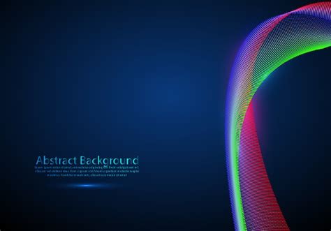 Premium Vector 3d Particles Mesh Array Wave Sound Flowing