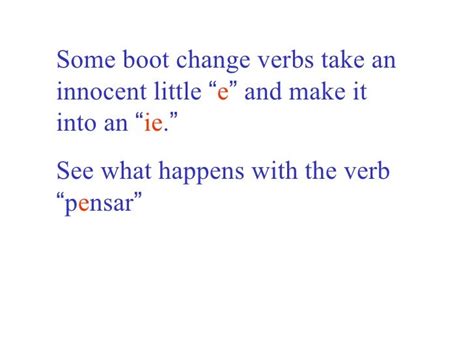 Boot Verbs