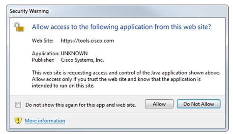 Repeated Java Security Prompt When Trying To View Support Cases Cisco Community Repeated Java Security Prompt When Trying To View Support Cases Cisco Community