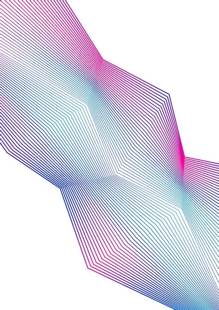 Premium Vector Design Elements Curved Sharp Corners Many Streak Abstract Vertical Broken