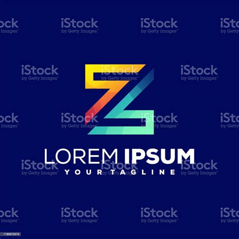 멋진 문자 Z 로고 디자인 0명에 대한 스톡 벡터 아트 및 기타 이미지 0명 디자인 디자인 요소 Istock