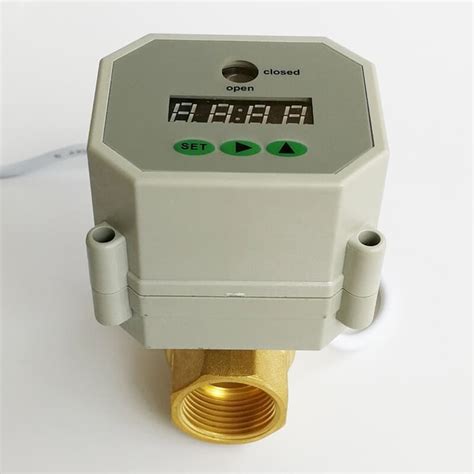 Dn20 Brass Electric Timer Valve With Position Indicator