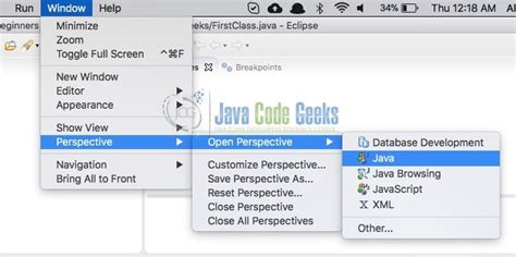 Eclipse IDE Tutorial Java Code Geeks