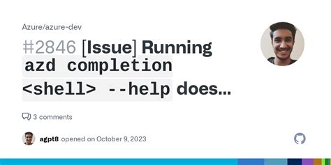 Issue Running `azd Completion Help` Does Not Print Help Related To Installing Shell
