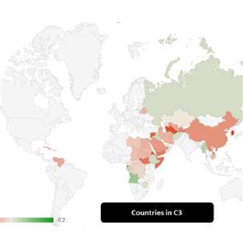 Countries In C1 Clusterization With The K Means Algorithm Optimized