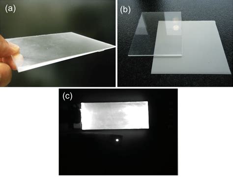 A Light Guide Panel From Sharp 8 9 Inch Lcd It Has Tapered Shape Download Scientific