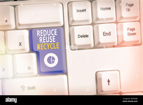 Handwriting Text Writing Reduce Reuse Recycle Conceptual Photo Environmentallyresponsible