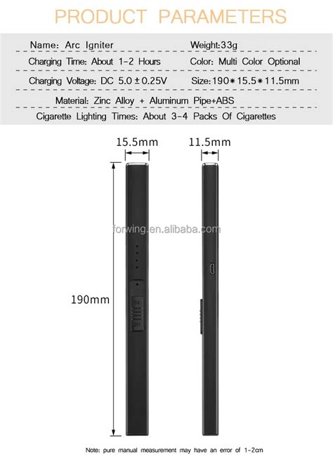 Hot Sale Rechargeable Usb Electric Plasma Candle Lighter Metal Bbq Candle Lighter For Home