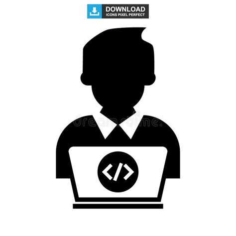 Programmer Icon Or Logo Isolated Sign Symbol Vector Illustration Stock