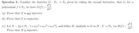 Solved Consider A Function Prove It Is NOT Injective Chegg