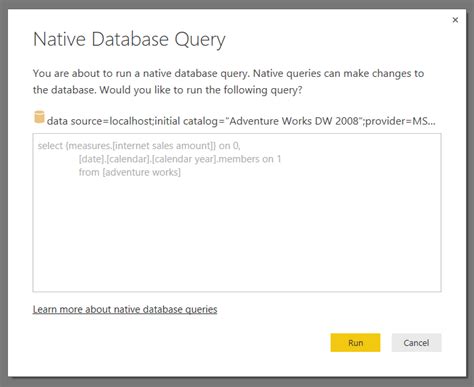 Chris Webb S BI Blog Running Your Own MDX And DAX Queries In Power BI