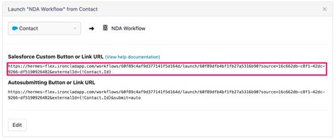 Launch Workflows From Salesforce Ironclad