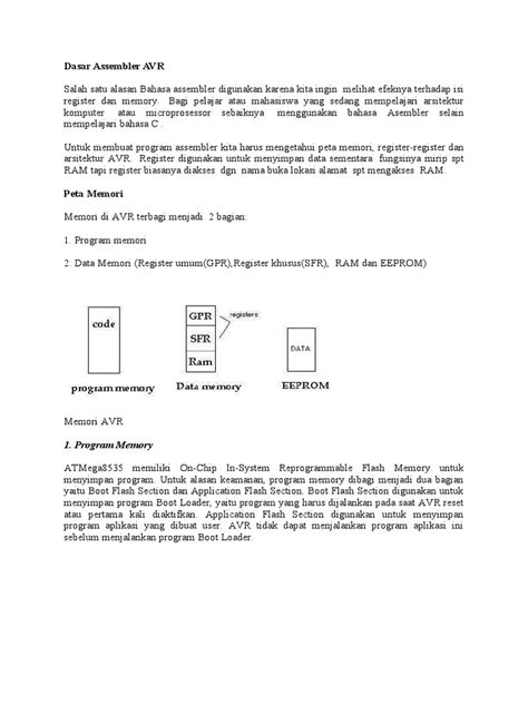 Dasar Assembler Avr Pdf Komputer
