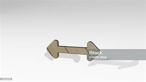 원근에서 가로 투사 그림자를 확장합니다 3d 렌더링의 금속 재료로 만든 두꺼운 조각 일러스트 와 아이콘 0명에 대한 스톡 사진 및 기타 이미지 Istock