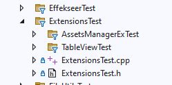 Restructure Cpp Tests Move All Extensions Tests To An Own Project Like Fairgui Tests E G