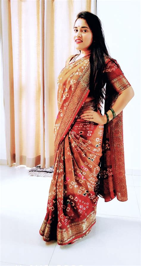 Jaipuri Bandhej Cotton Saree So Beautiful And So Comfortable 😍 Beautiful Women Pictures