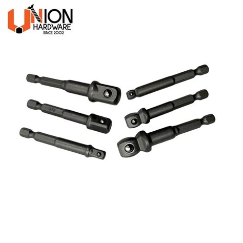 3pc Power Extension Bar Socket Bit Adapter Set Drill Nut Drivers